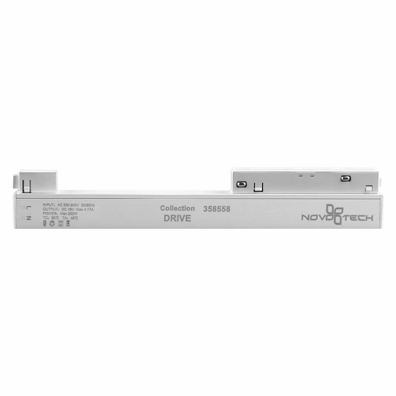 358558 DRIVE NT21 044 белый Драйвер IP20 200W 48V FLUM