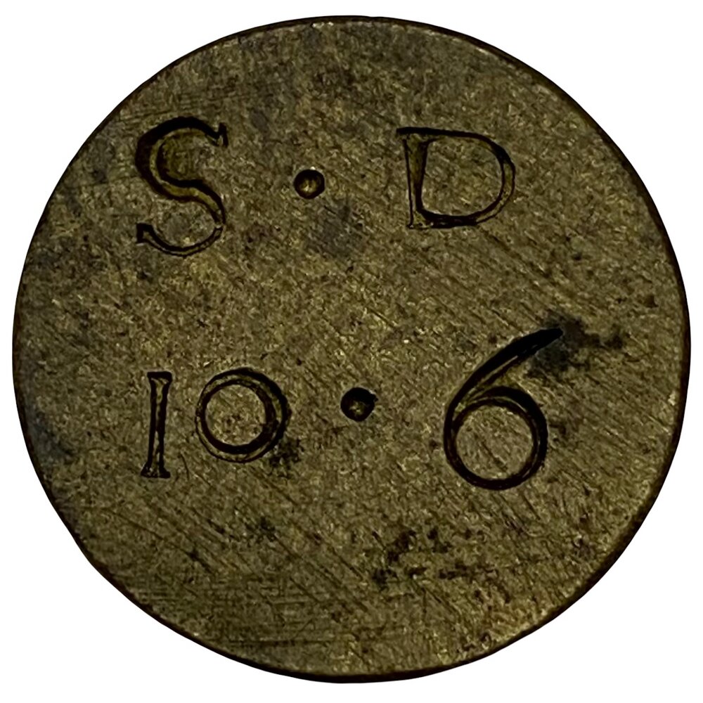 Великобритания мера веса 1/2 гинеи 1750-1775 гг.