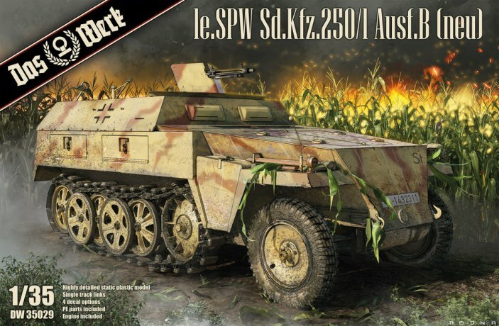 DW35029 Das Werk Бронетранспортер Sd. Kfz.250/1 Ausf.B (neu) 1/35