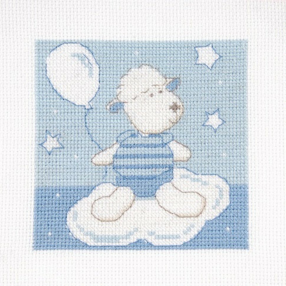 Набор для вышивания DMC #BK1708 In the Clouds (В облаках), Счетный крест, 11 х 11 см