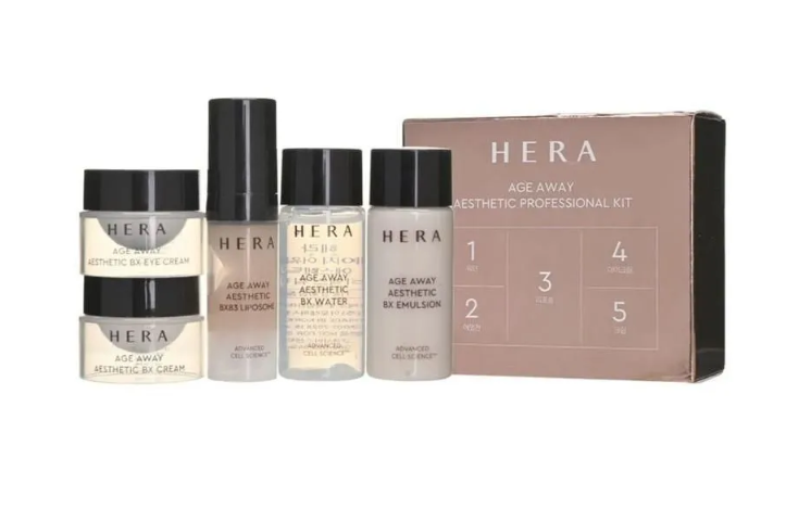 Набор интенсивных антивозрастных миниатюр HERA Age Away Aesthetic Professional 5 Set
