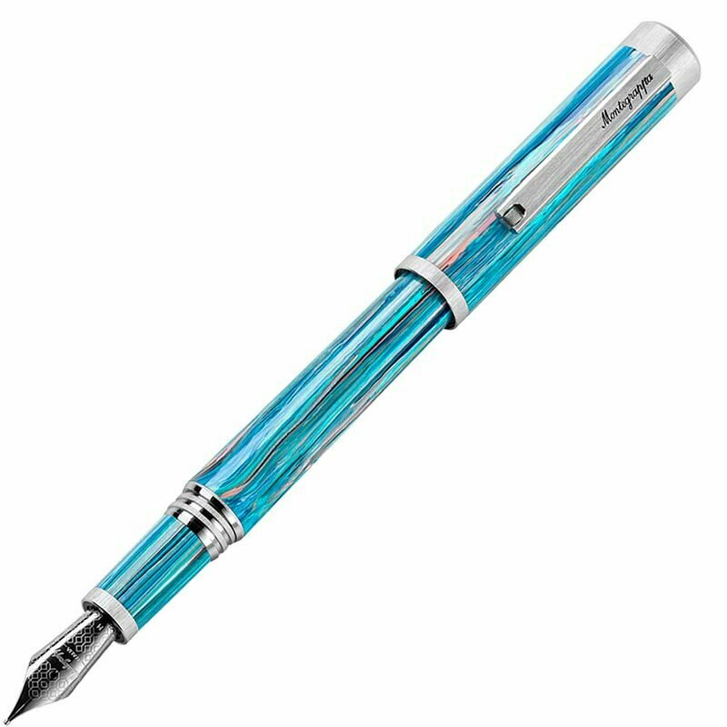 Перьевая ручка Montegrappa Zero Zodiac Taurus (Телец) Palladium IP Steel M. Артикул ZZ-TR-FP-M