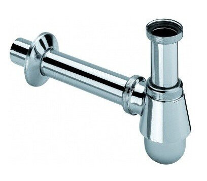 Сифон для биде Viega металлический, хром 114619