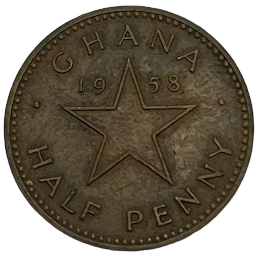 Гана 1/2 пенни 1958 г.