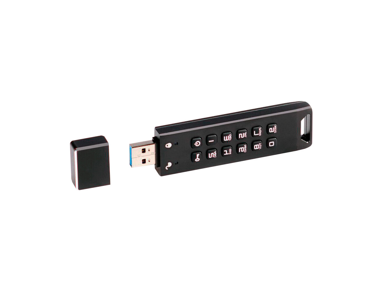 Флешка с кодовым замком DATA LOCK PRO 32 Гб (Z70132LF) USB - защищенные usb флешки. Встроенная кнопочная панель для ввода пароля.