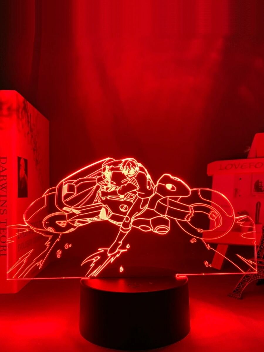 Ночник Аниме Акира - Anime Akira. Подарок фанату аниме и манги — декор в комнату с любимыми персонажами, в стиле отаку и японской анимации.