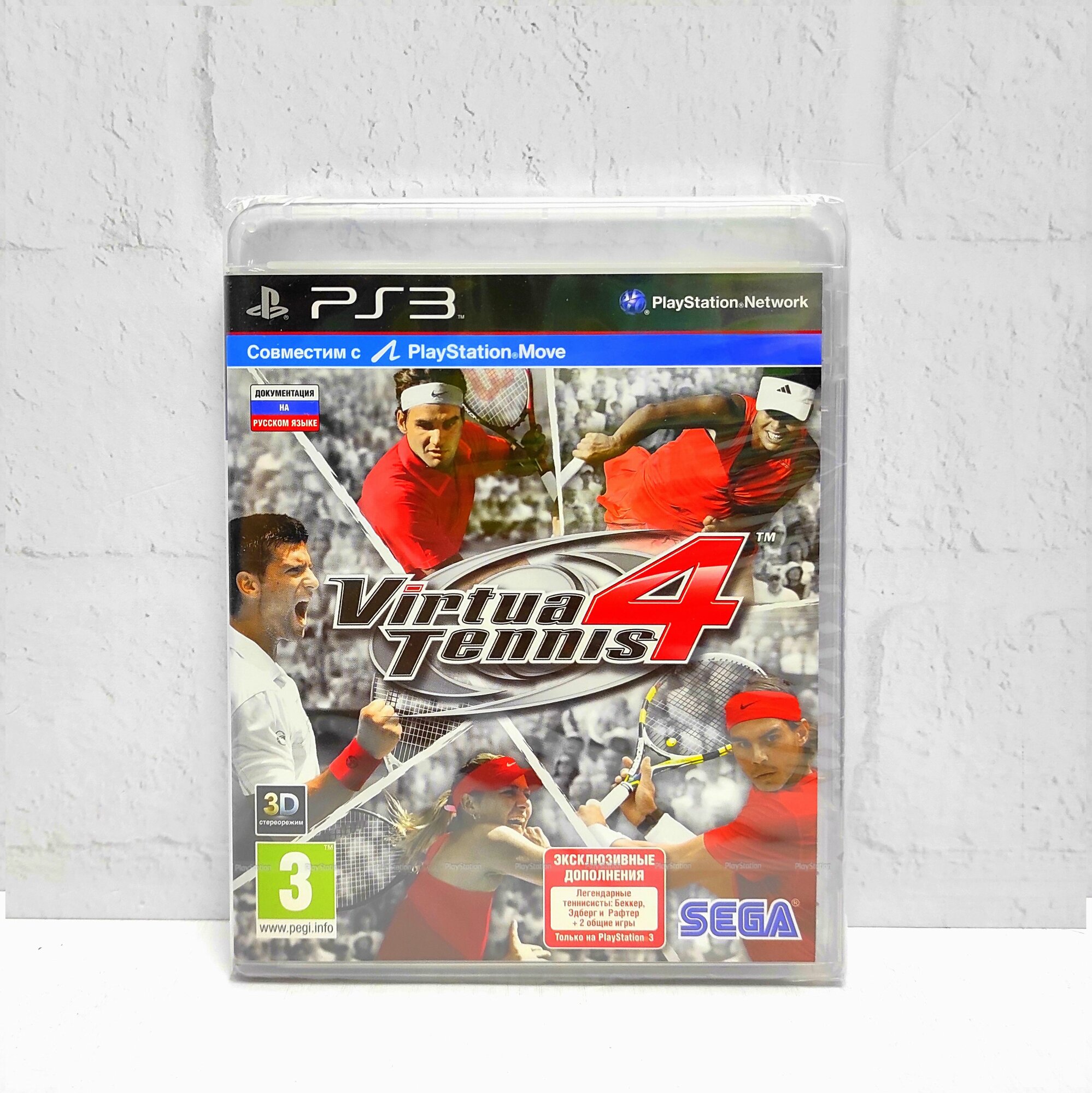Virtua Tennis 4 Английский язык BLES 00912 Видеоигра на диске PS3