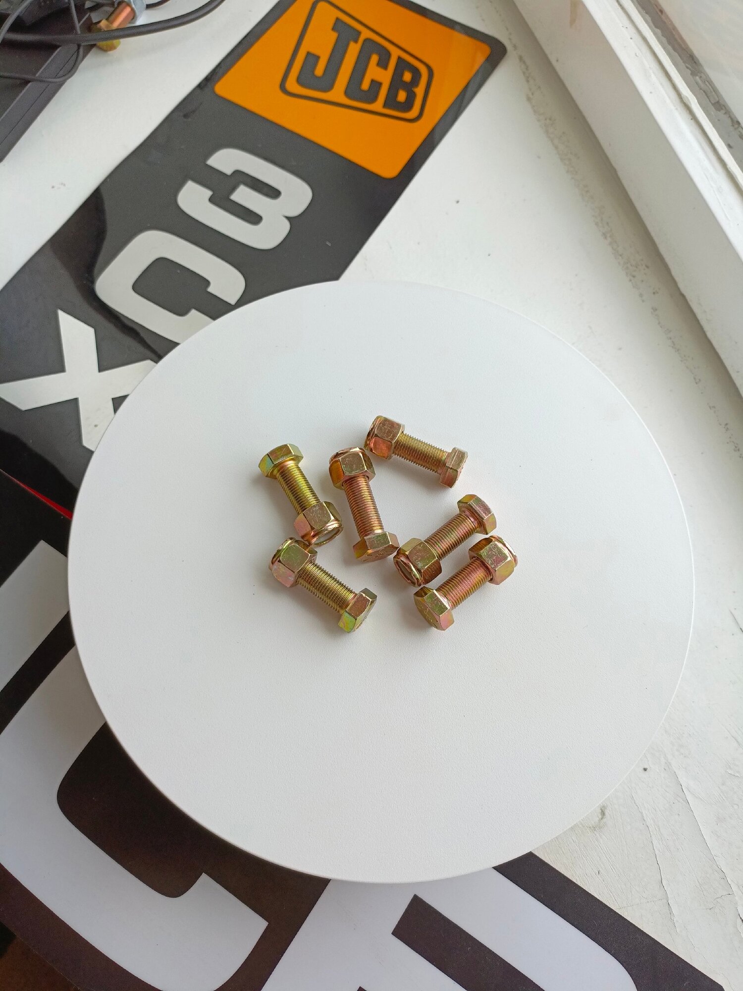 Болт +гайка кардана JCB