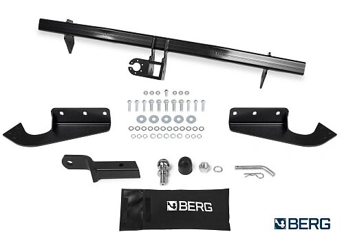 Фаркоп под квадрат Berg для Toyota RAV4 (Тойота РАВ 4) CA40 2012-2019, шар E, 1200/75 кг, F.5711.002