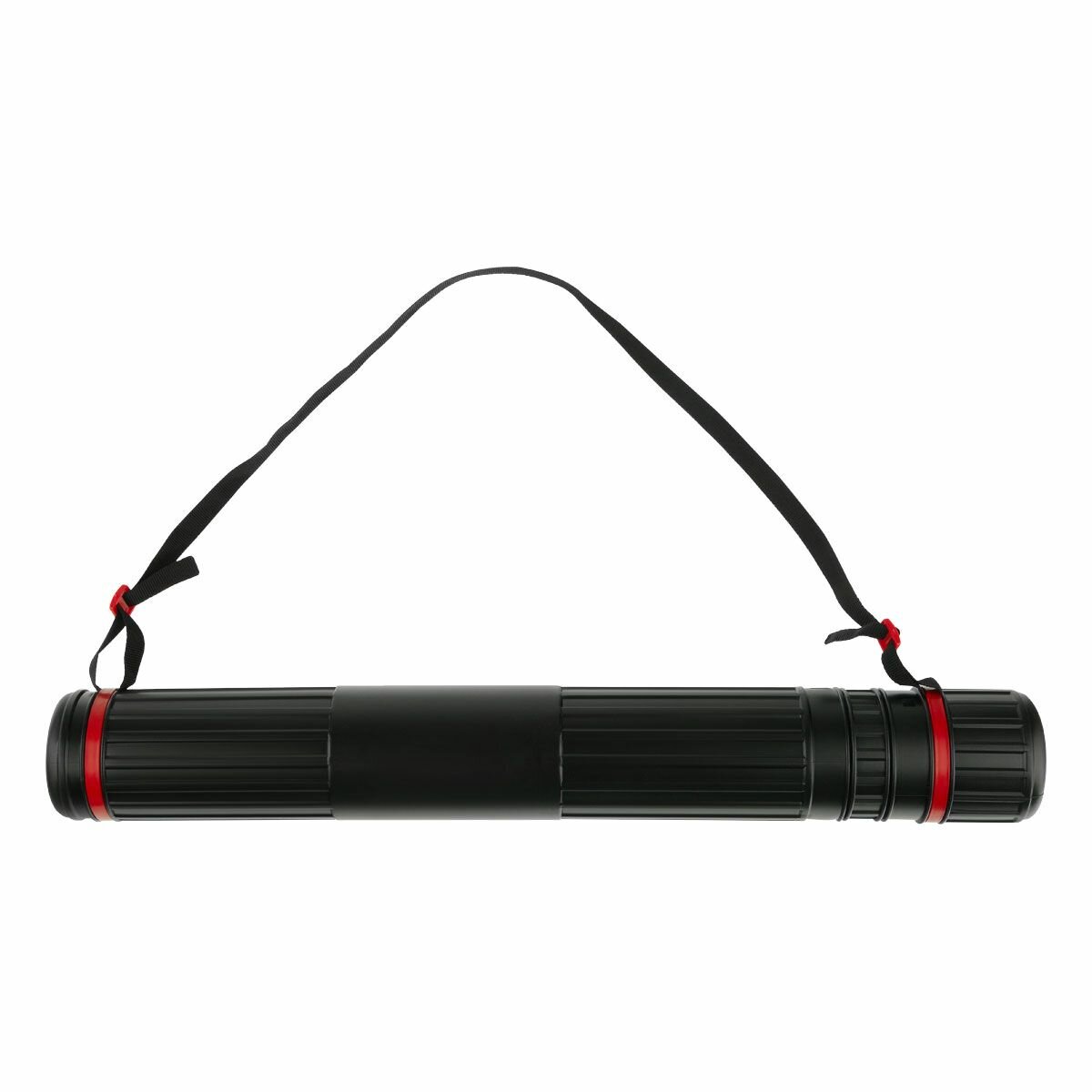 Тубус для чертежей А3 А2 А1 А0 и рисунков художников, телескопический (раздвижной), на ремне, черный