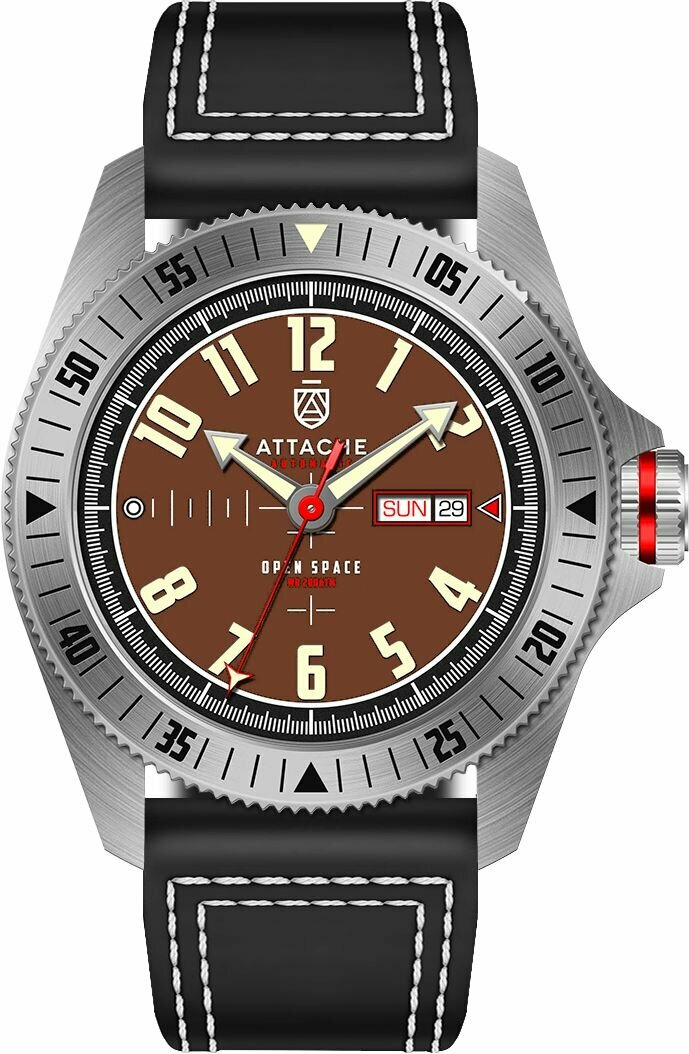 Наручные часы Attache, серый