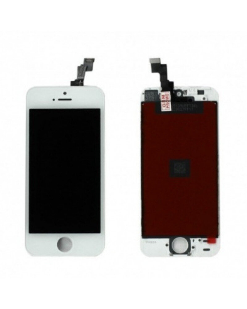 Дисплей для iPhone 5S / iPhone SE с тачскрином в рамке / Белый / Качество - AAA