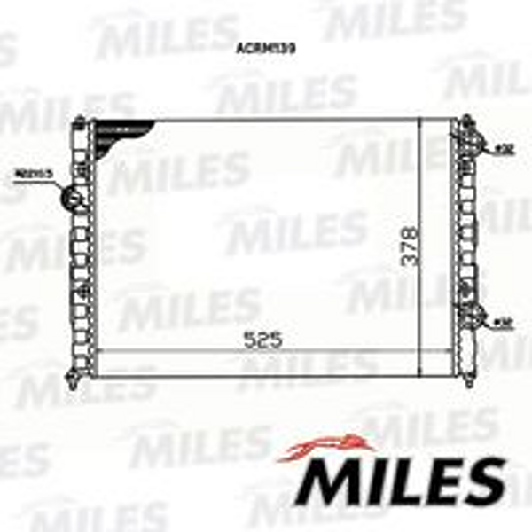 MILES acrm139 радиатор VW Passat (Пассат) (93-97) 1.6 / 1.8 / 2.0 mt