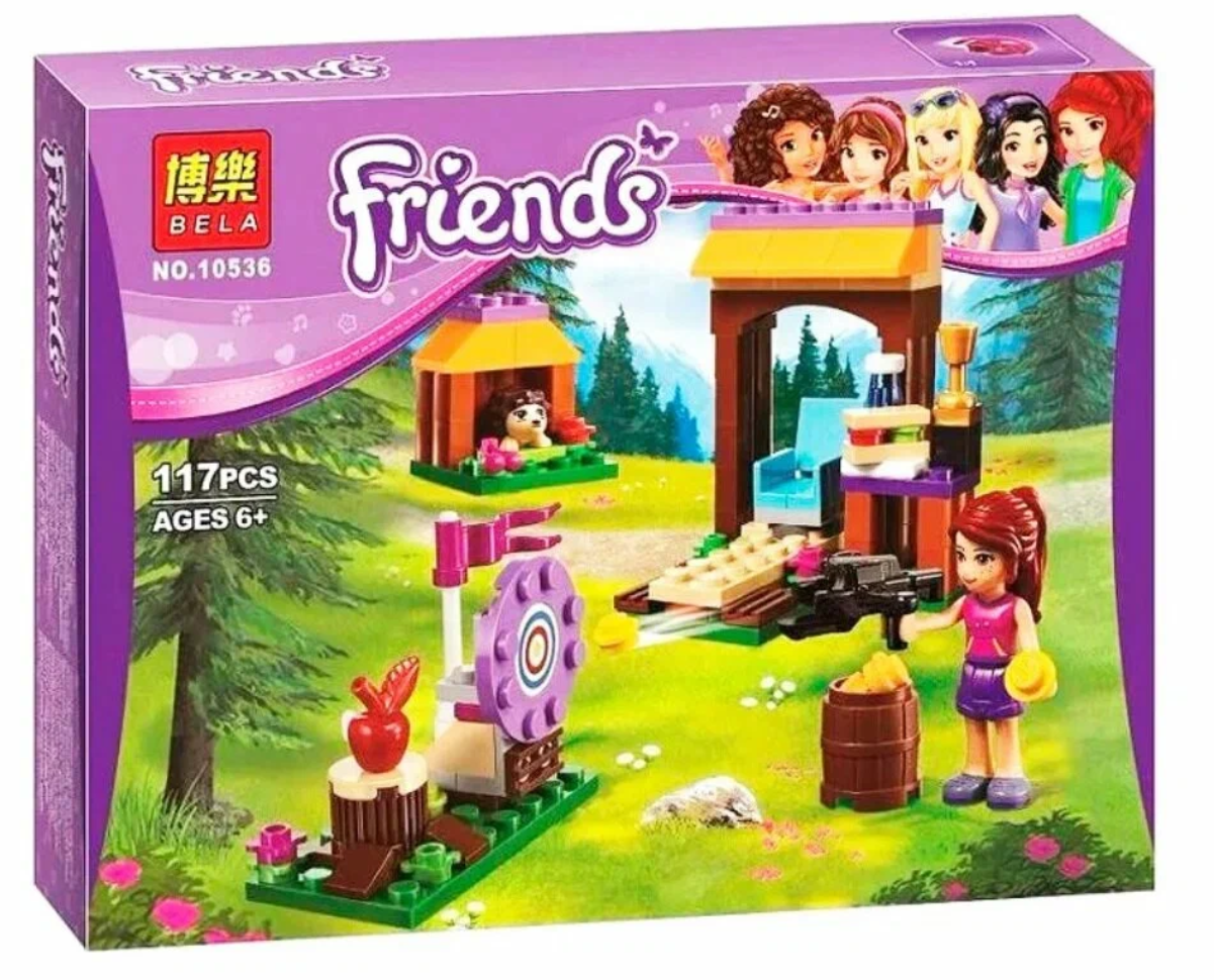 Конструктор Lari (Bela) Friends 10536 Спортивный лагерь: Стрельба из лука, 117 дет.