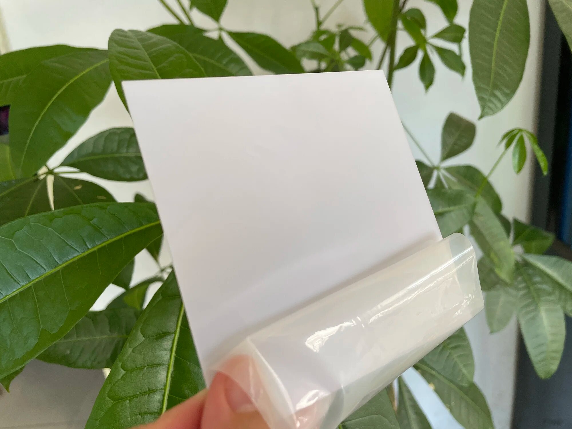 Полупрозрачный акриловый лист 1 мм Белый, 100x100mm 5PCS, Opaque White