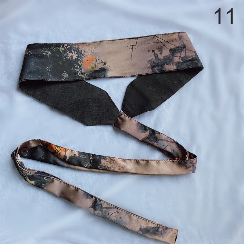 Женский атласный пояс Оби 11