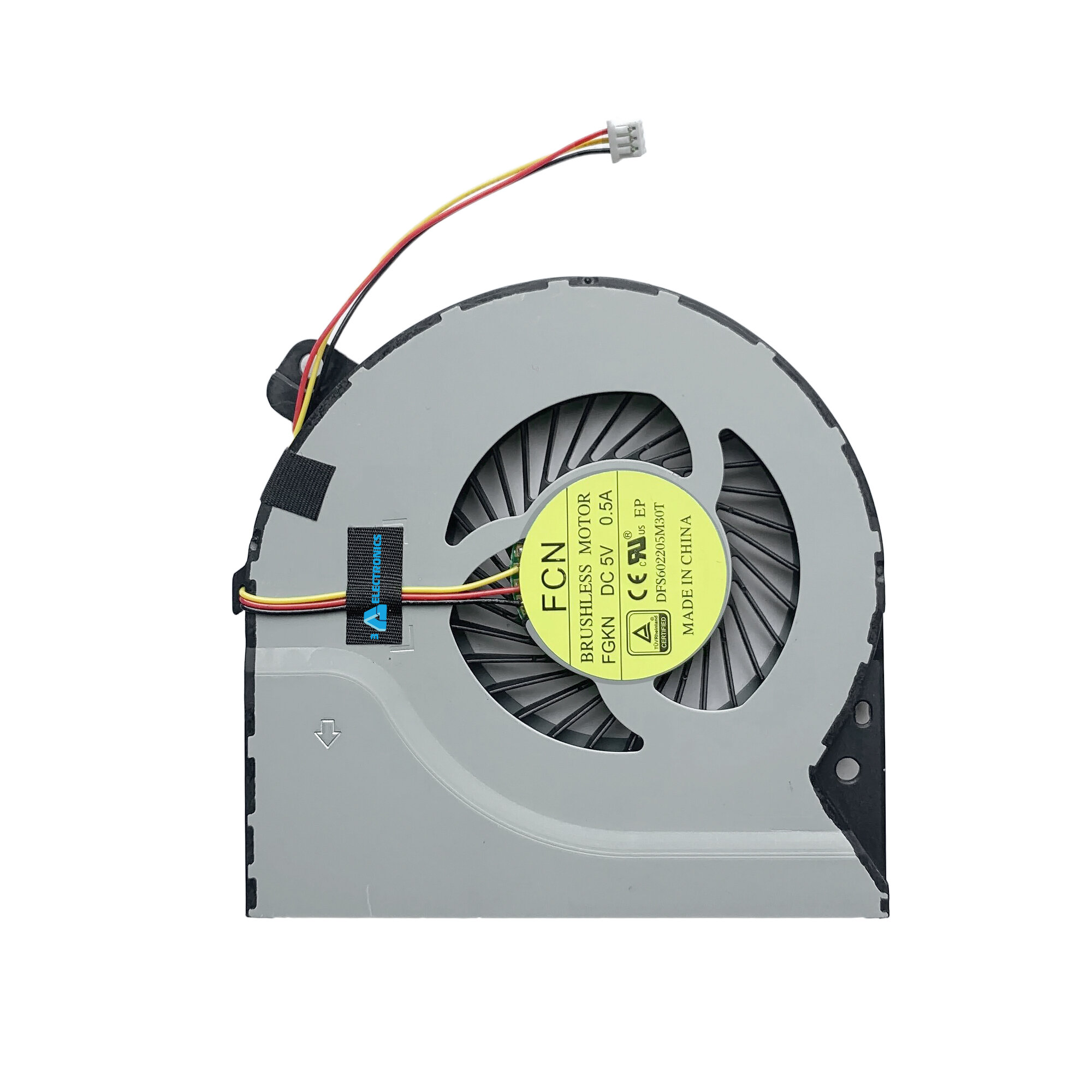 Кулер для ноутбука Asus X550DP / K750JB / X750JB / X750LN / K750JA / K750JN / X750JN / X750JA / X750LB / X750LA / KSB0705HB-CM1G / DFS602205M30T FGKN / 13NB01N1AM0101 - вентилятор