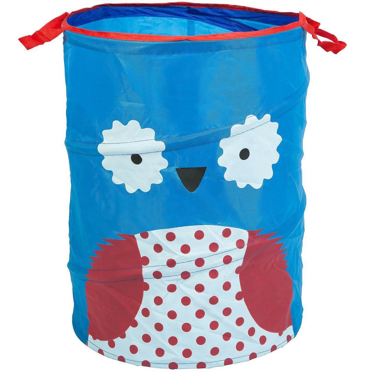 Корзина для хранения игрушек сова, Bondibon, 38х45 см, текстиль, PAC