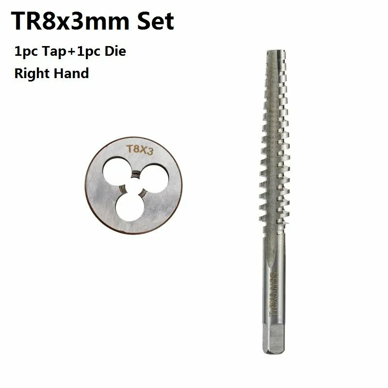 Набор метчик и плашка TR8x3 Right Hand
