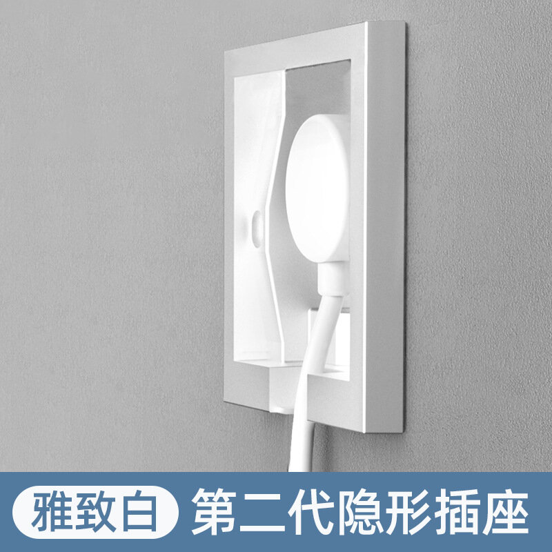 Скрытая розетка с пятью отверстиями Тип 86 Бытовая Встроенная розетка с пятью отверстиями Настенная Встроенная розетка