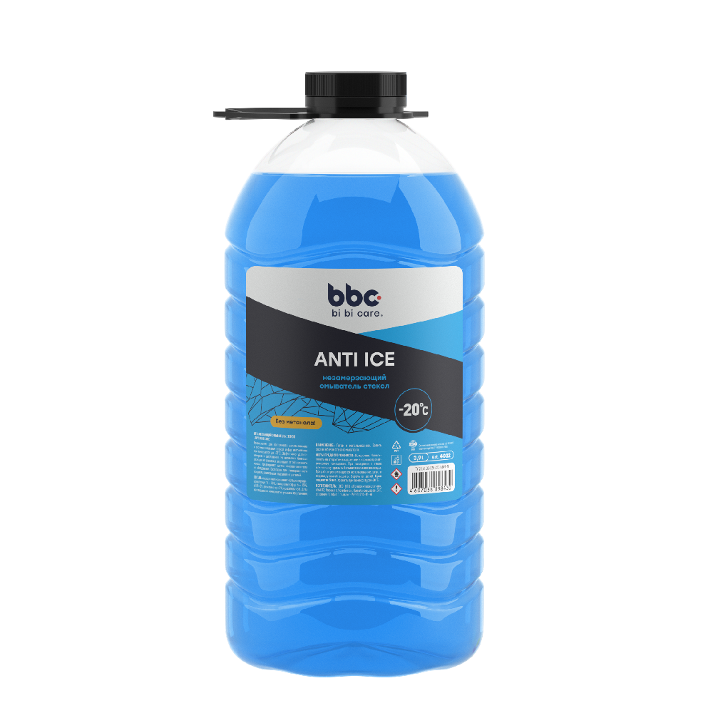Жидкость стеклоомывающая зимняя -20 bi bi care, 3.9 л / 4032