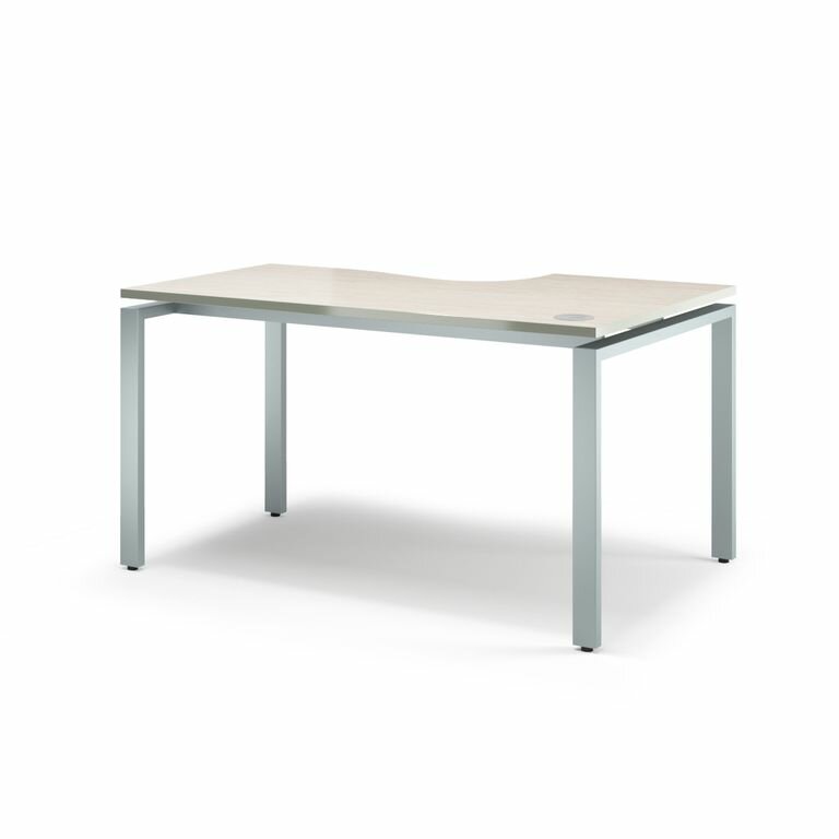 Стол эргономичный правый на металлокаркасе Вита Металл/Vita Metal V-1.6.1M-R Сосна Карелия 1600*900*750