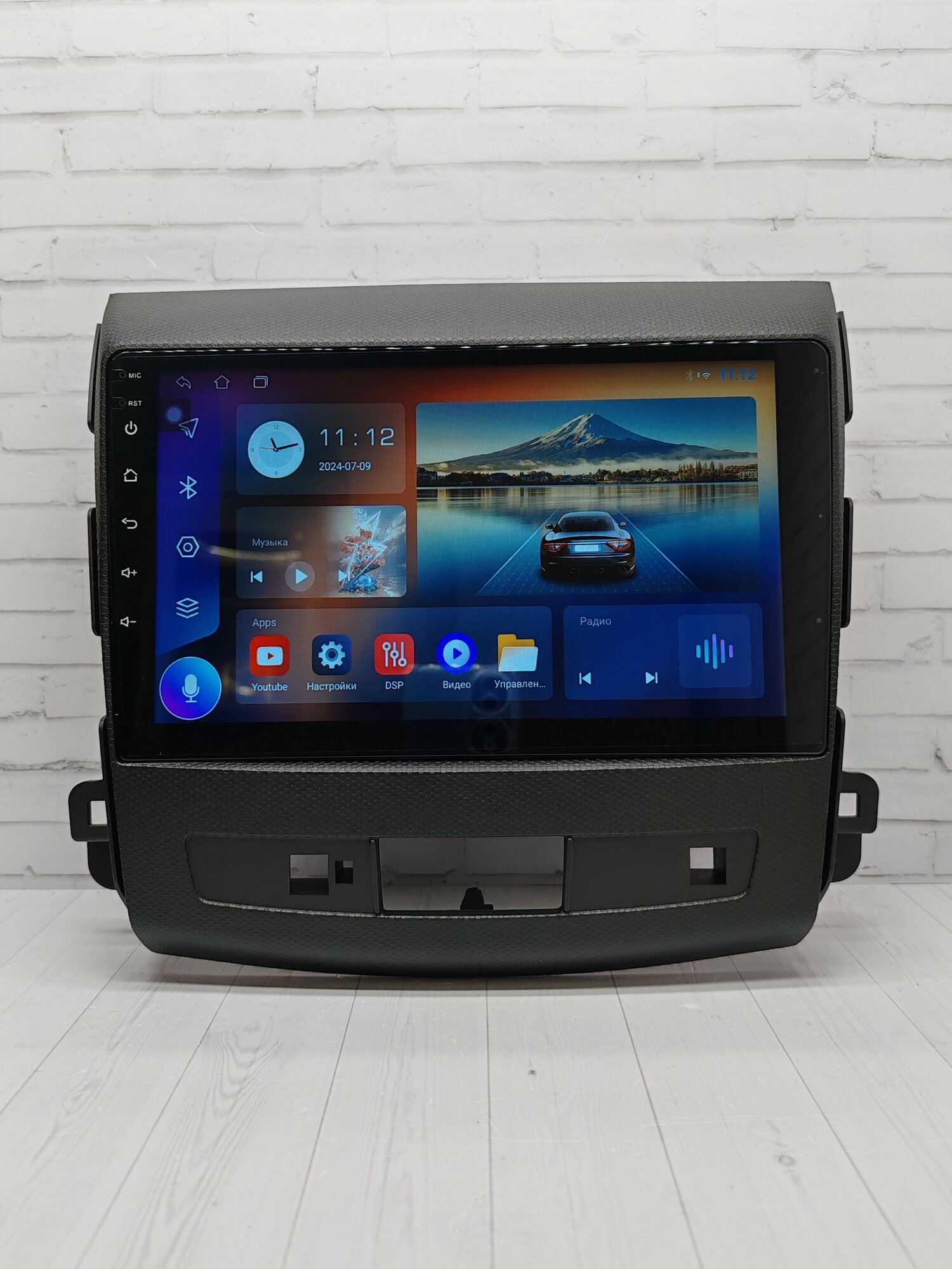 Магнитола 8-ядерная, 4/64гб, сим-карта 4G, экран QLED 9', Блютуз, WiFi, GPS, USB, DSP, CarPlay, андроид 13, для Мицубиси Аутлендер-2; Пежо-4007 (Mitsubishi Outlander XL, Peugeot 4007) 2006-2012г