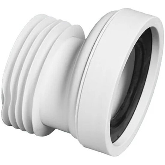 Труба фановая Mcalpine MRWC4, L=120 мм, вход 97-107 мм, выход 110 мм, с манжетой и 20 мм смещ.