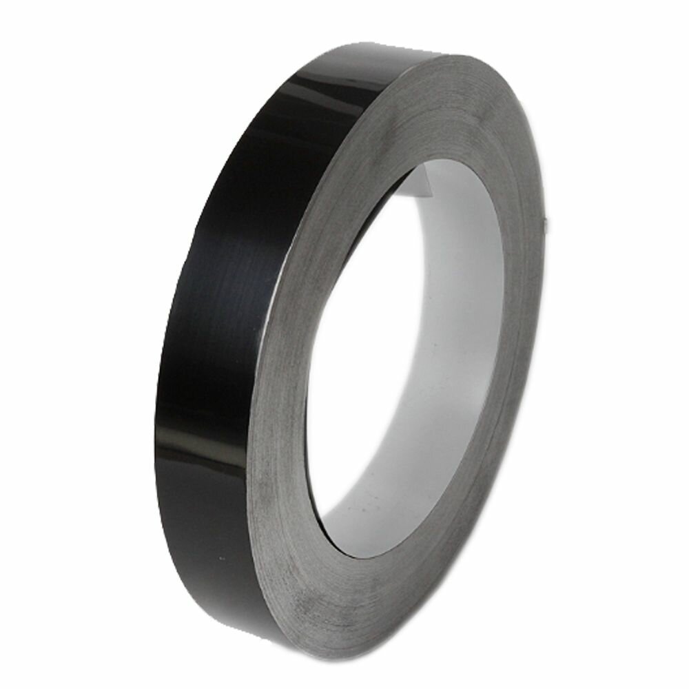 Алюминиевая лента для изготовления букв для вывесок 80мм x 95м (Черная)