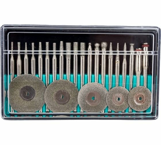 Шарошки и отрезные круги с алмазным напылением 25 шт Gigant GCDS25