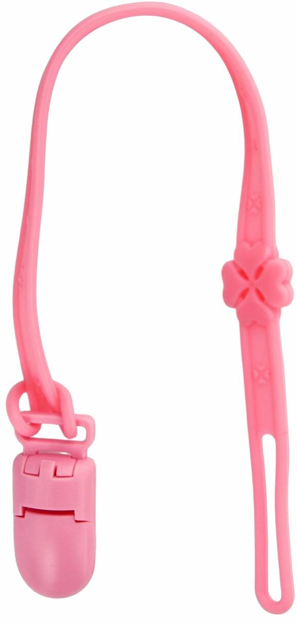 Силиконовый держатель для соски, прищепка на одежду для прорезывателя и ниблера, клипса для пустышки, цвет розовый