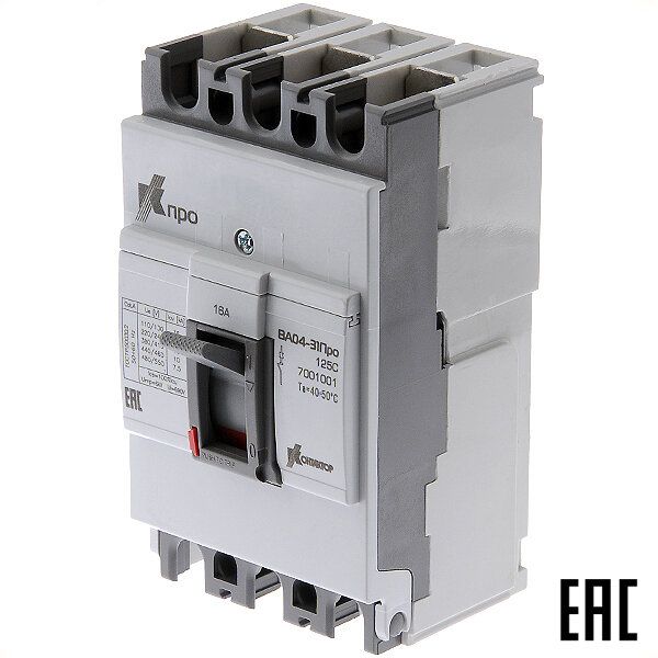 Автоматический выключатель ВА04-31 Про 16А/3п/10кА 7001001 Контактор