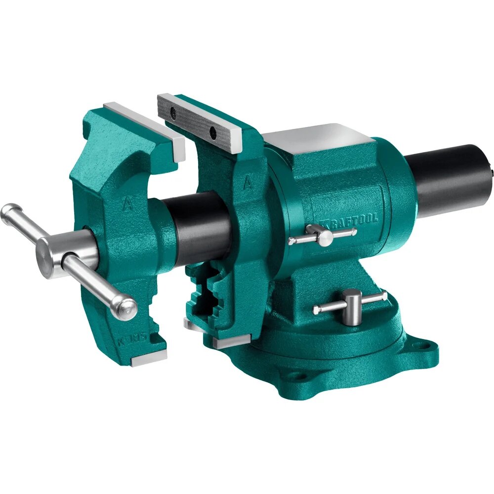 Чугунные слесарные тиски KRAFTOOL 3D Multi-Purpose 125 мм 32706-125, 3500 кг