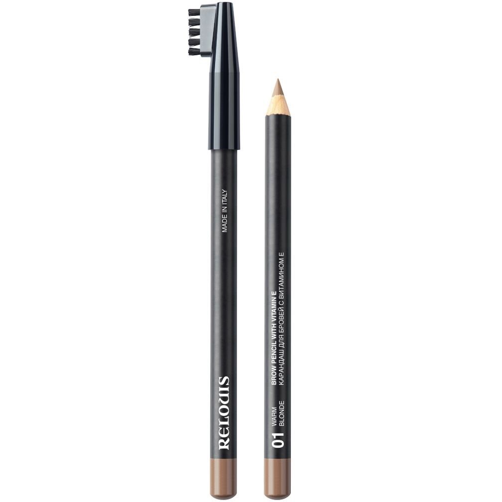 Relouis Relouis Карандаш для бровей с витамином Е 1,13 г. №01 warm blonde