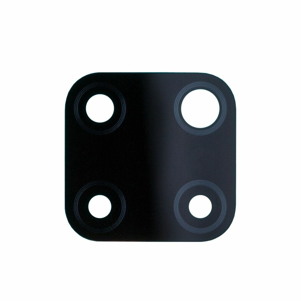 Стекло основной камеры для смартфона Realme C25/C25s (Черный)