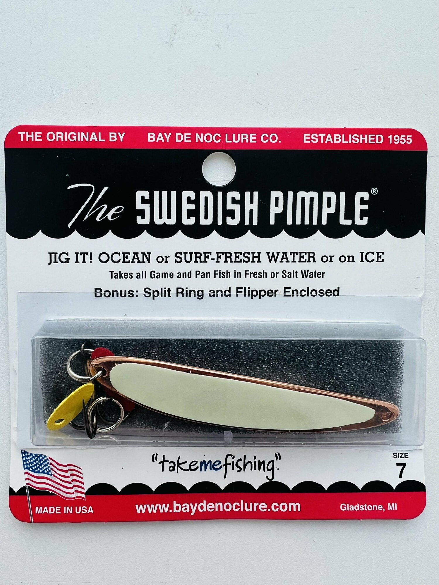 Блесна зимняя The Swedish Pimple 7