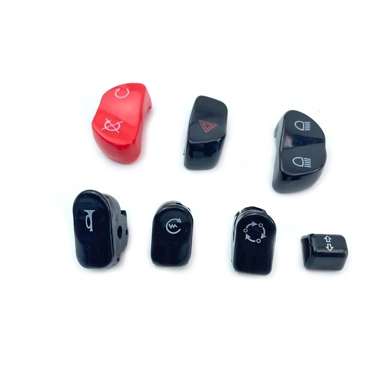 ABS мотоцикл ручное управление корпус переключатель Крышка Кнопка крышка комплект для победы по пересеченной местности дороги Магнум судей HIGHBALL 2008-2017 Черный, 1 set black