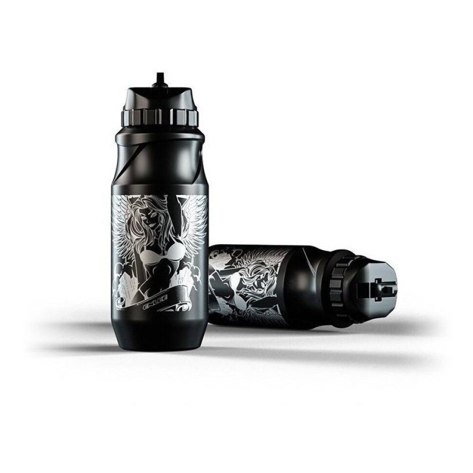 Велобутылка Enlee RR-20 Girl Blk 0,6 л, черная
