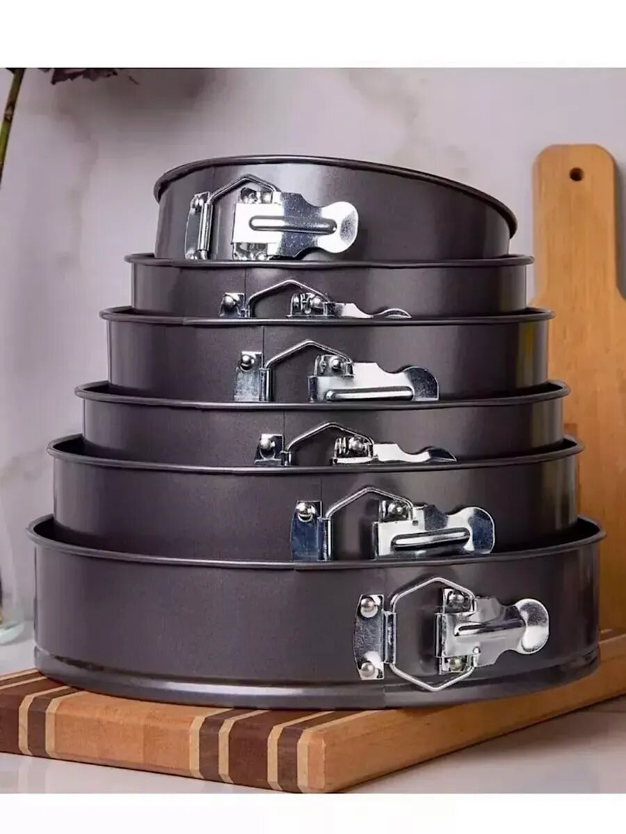 Набор разъемных форм для выпечки и запекания 6 шт