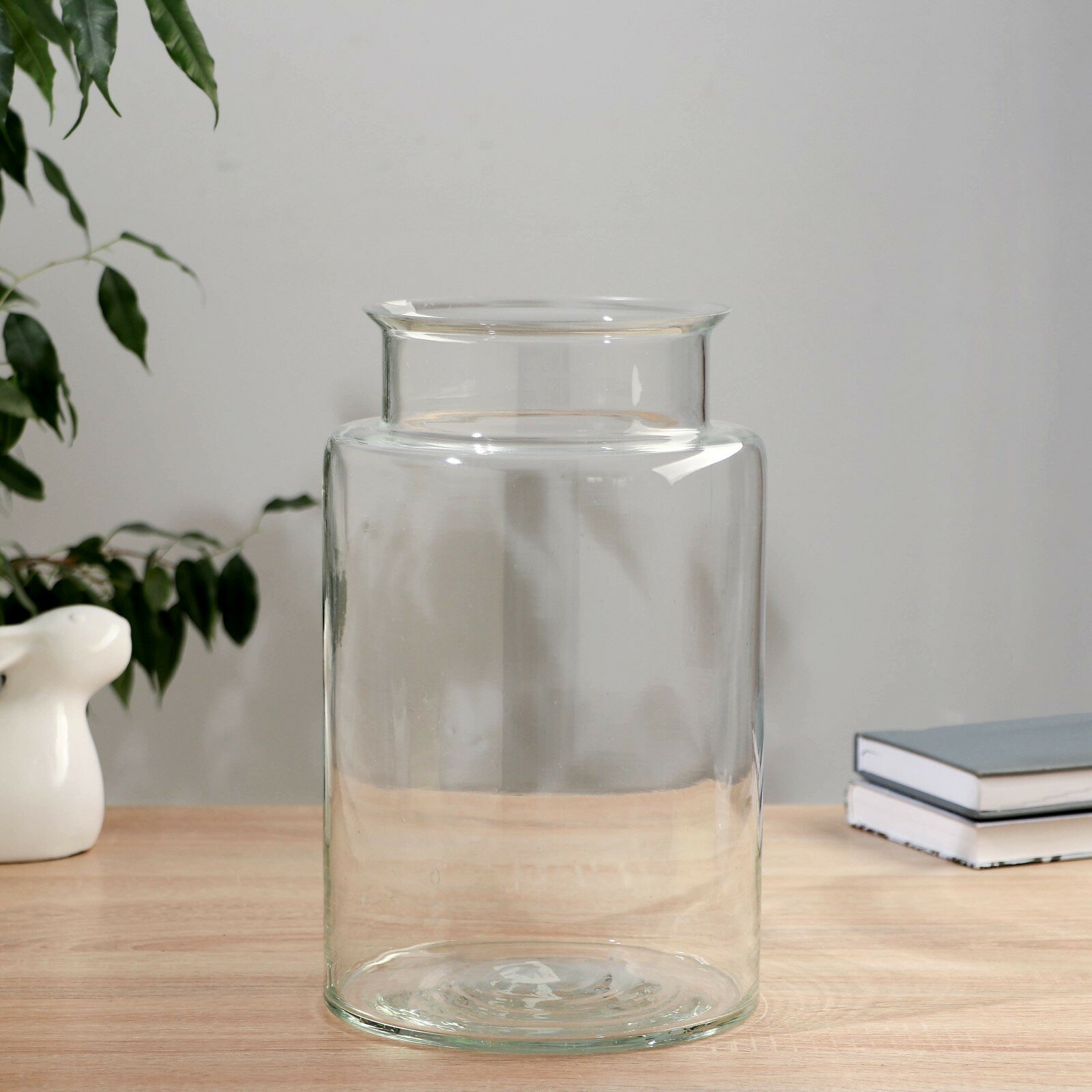 Ваза «Кассандра-4 Террариум», d=15.5 см, 30×18.5 см, стекло, прозрачная