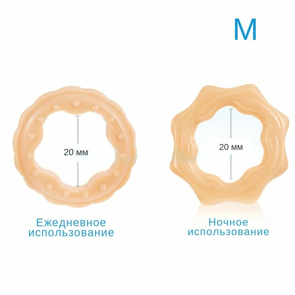 Кольцо сопротивления крайней плоти комплект из 2 частей мужского устройства для коррекции чрезмерно длинной крайней плоти