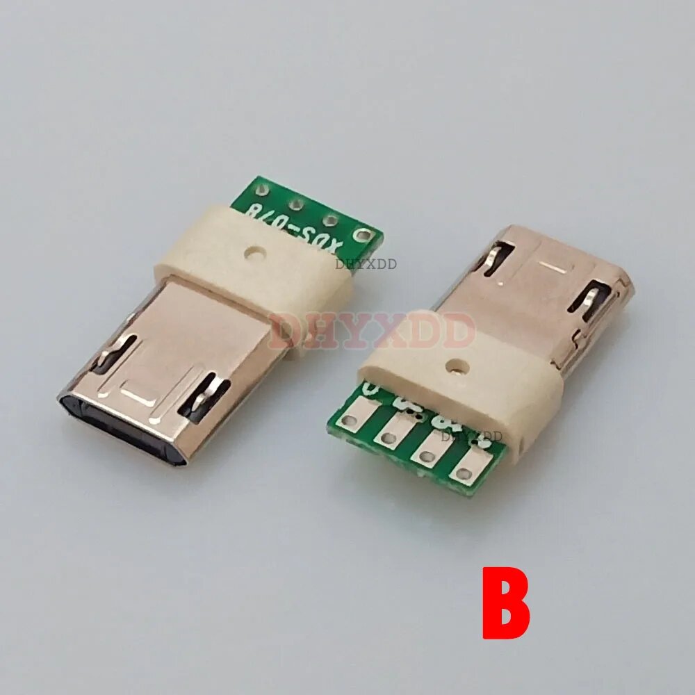 Двухсторонний разъем Micro USB 5Pin WCLDDCH 50pcs, B
