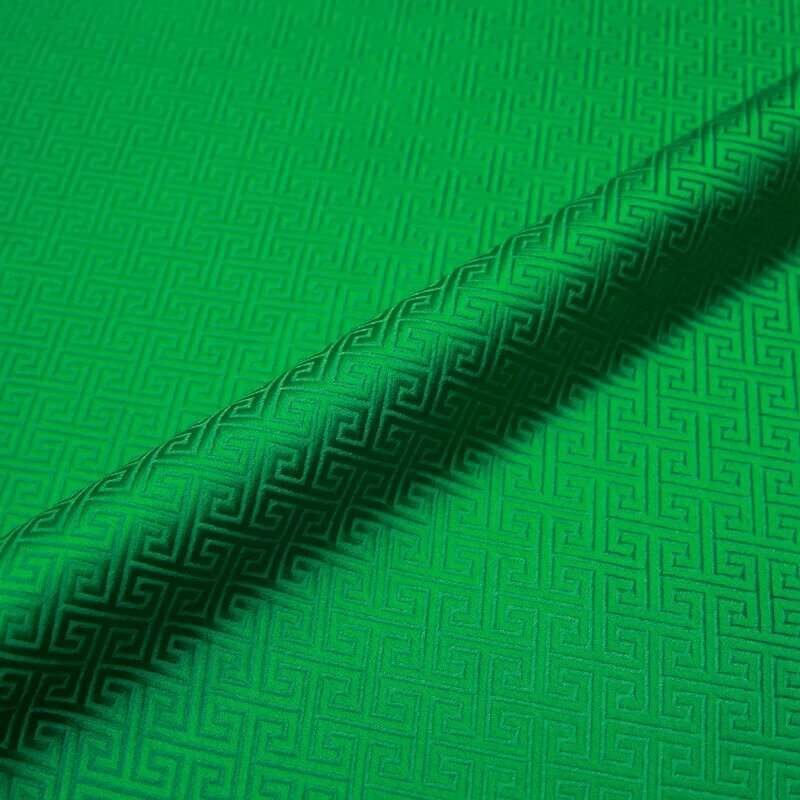 Жаккардовая атласная ткань парча 50х75 см Зеленый, xinlvben