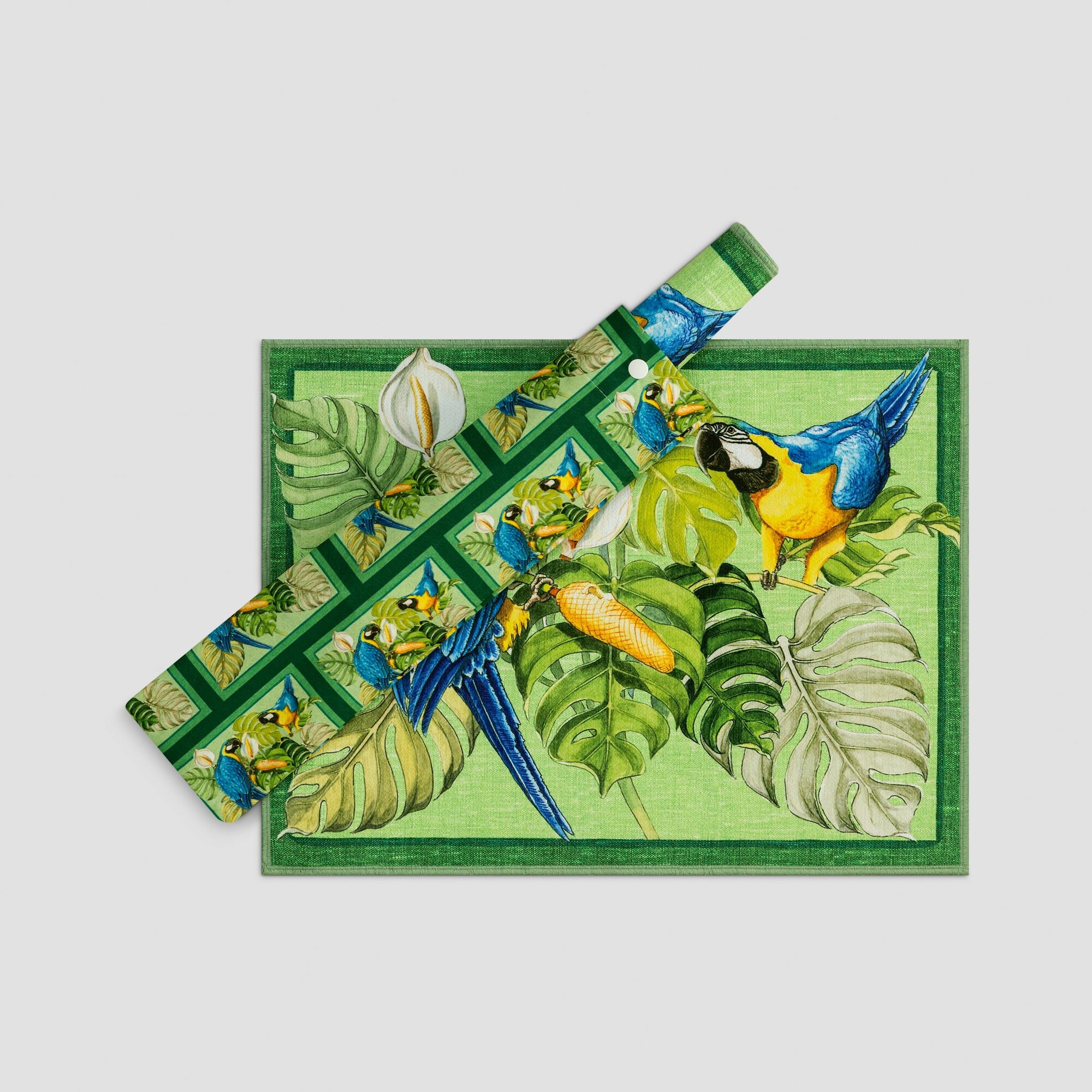 Дженно зел. Подставка для сервировки стола 45x32-2, 2 пр.