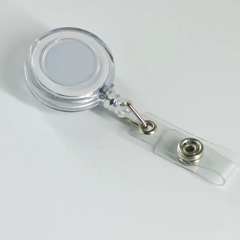 Держатель для карт из алюминия Silver badge reel