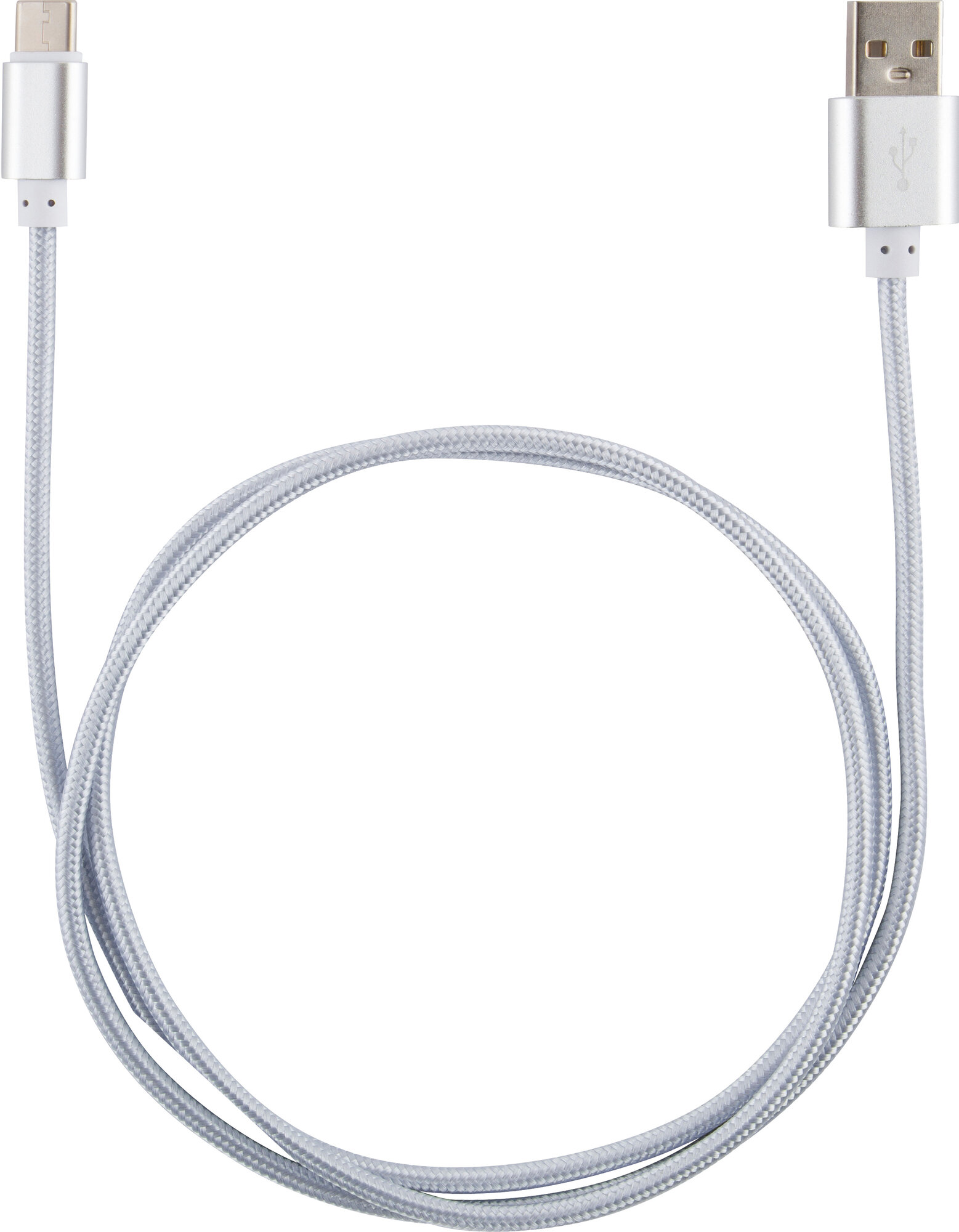 Кабель Energy ET-01 USB/Type-C, цвет - серебро