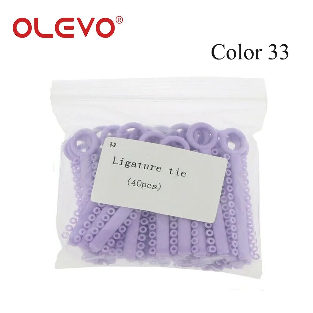 OLEVO ортодонтические лигатуры резиновые 1040 шт.