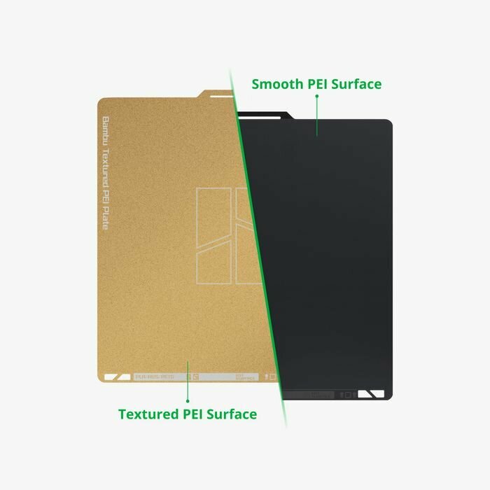 Bambu Lab двойная текстурированная пластина dual-texture pei plate стол FAP011