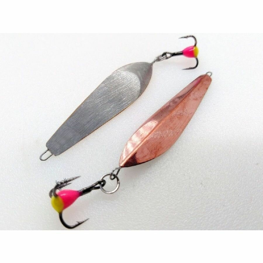 Зимняя блесна L Маралистик 40мм медь