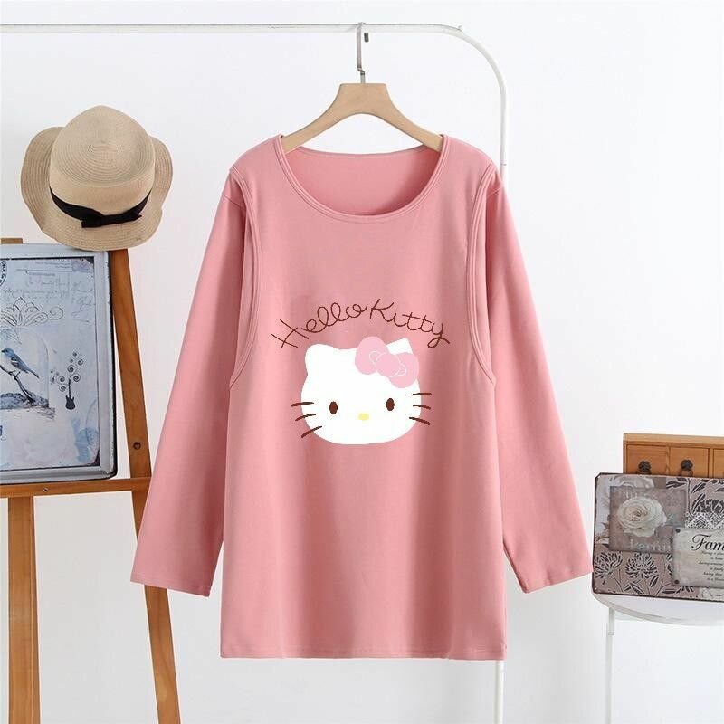 Футболка спортивная для кормящих мам